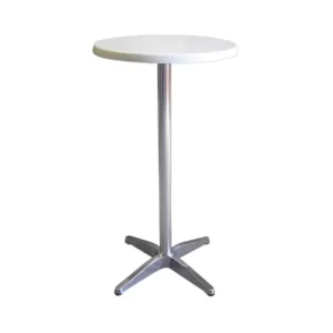 White Wire Cocktail Table - Perfect for Cocktail Events & Parties!